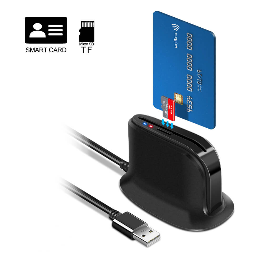 China Smart card reader with cable manufacturers, Smart card reader ...